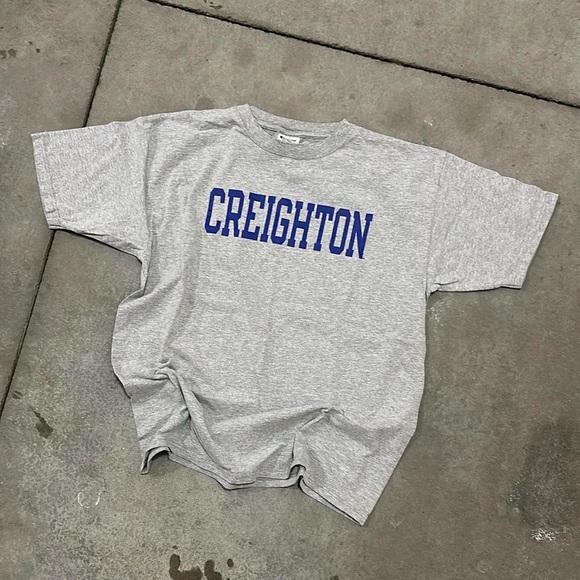Champion | Shirts | Vintage Creighton Bluejays Short Sleeve Shirt ...